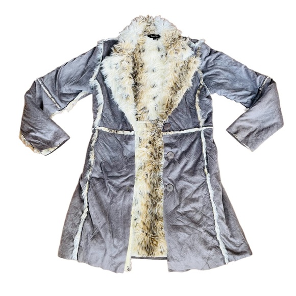 True Grit | Jackets & Coats | True Grit Winter Gray Afghan Trench Coat ...